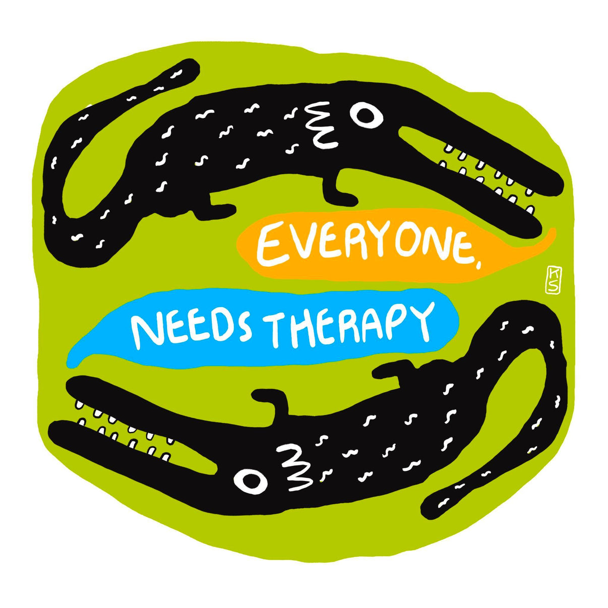 Everyone Needs Therapy 2 Sticker Kyndrasweep