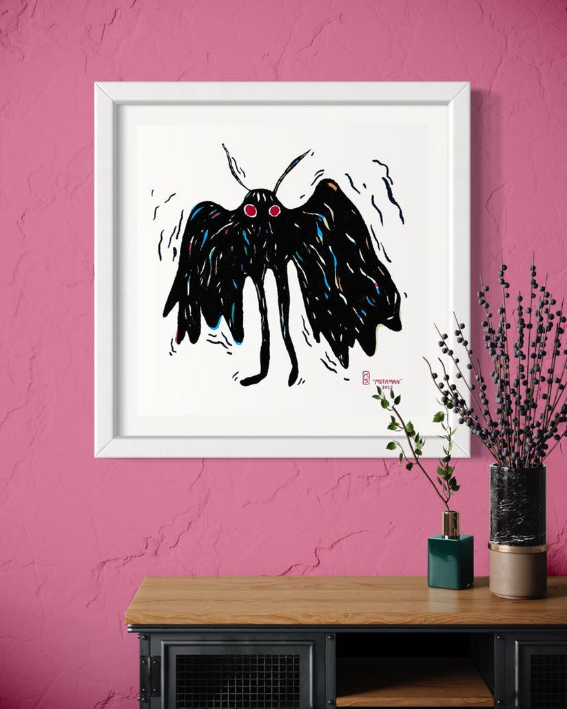 Large Mothman Print – Kyndrasweep